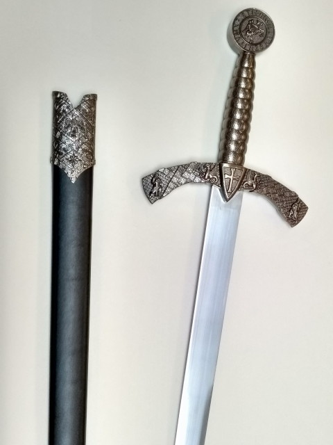 Zwaard Tempeliers Silver Edition